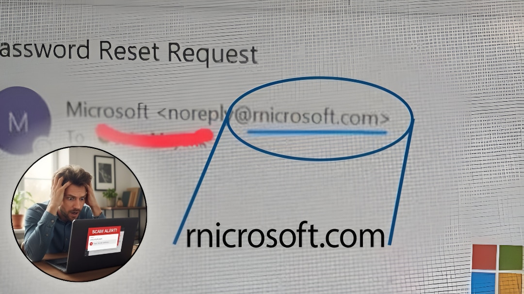 Can You Spot The Real One: ‘microsoft’ or ‘rnicrosoft’? The Viral Scam That Fooled Everyone
