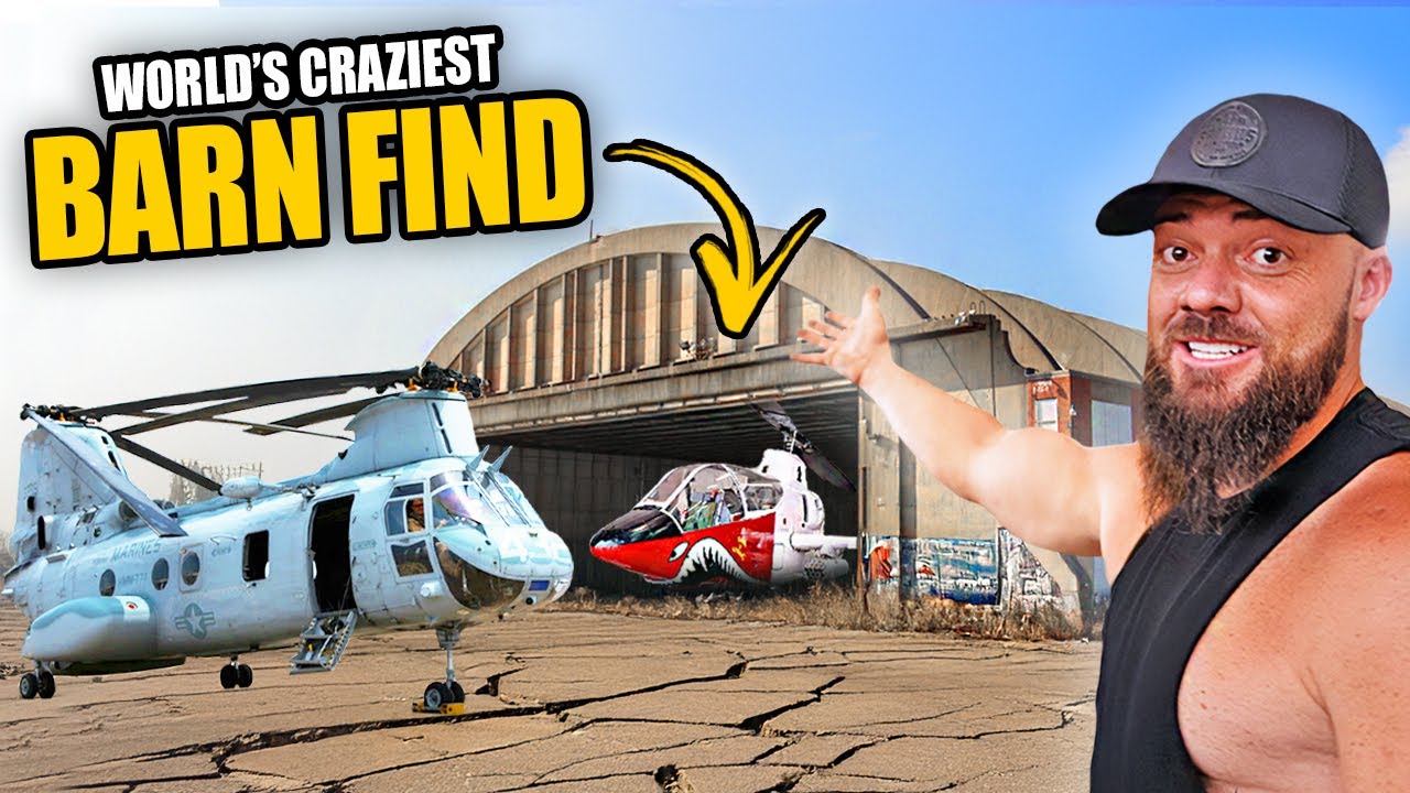 The Ultimate Barn Find: A Chinook Helicopter Discovered