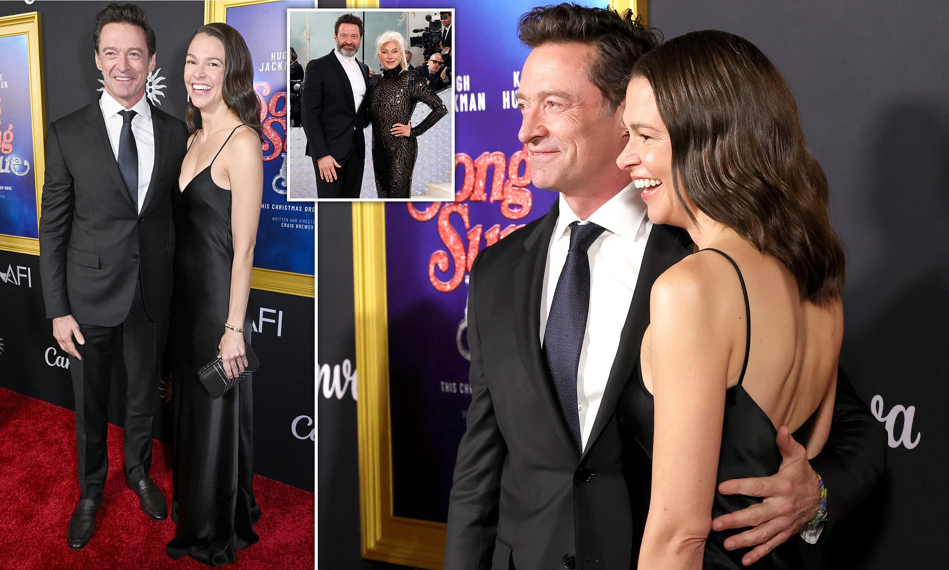Hugh Jackman and Sutton Foster make long-awaited red carpet debut as a ...