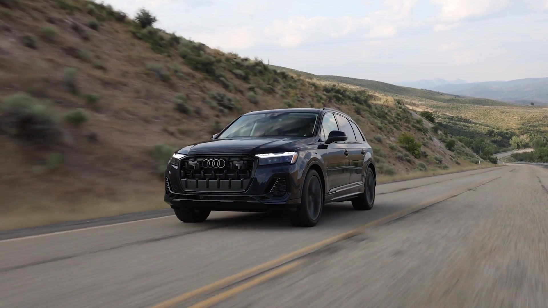 2025 Audi Q7 Preview in Waitomo Blue Metallic