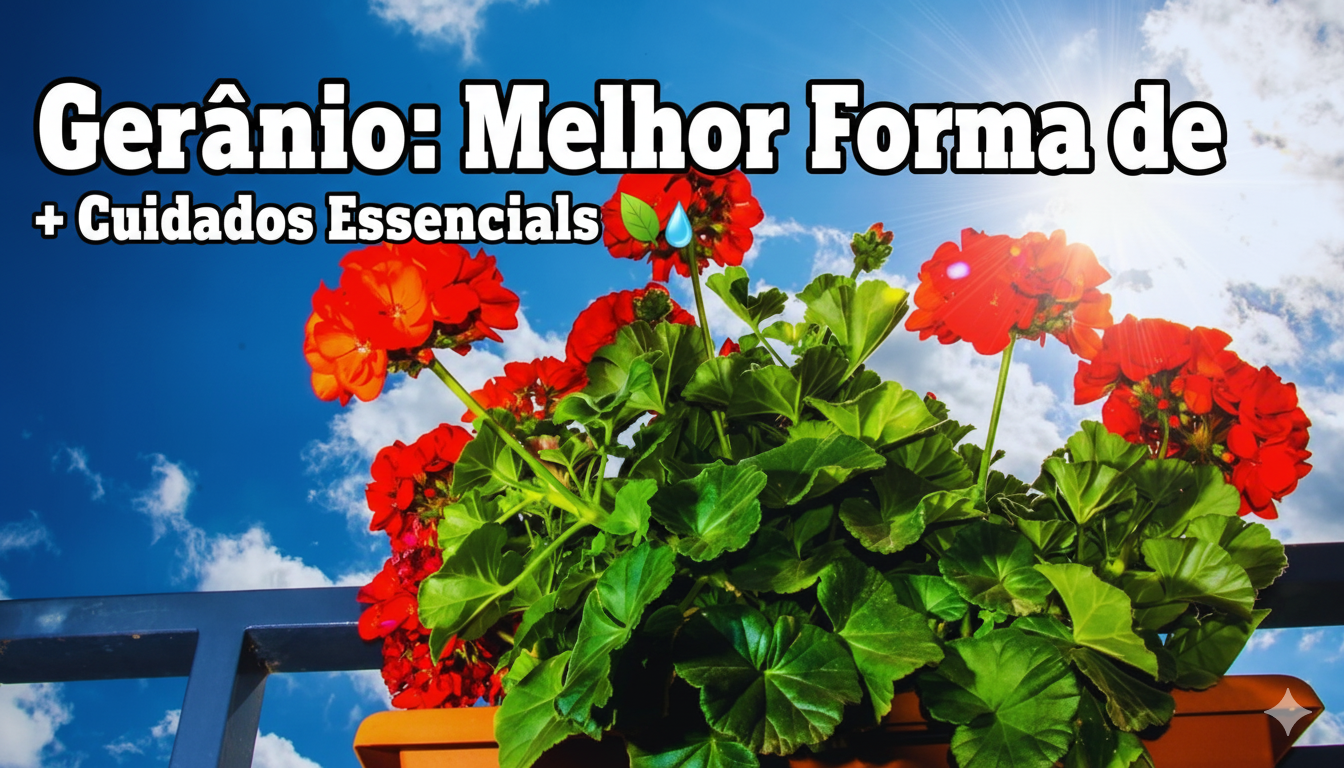 Gerânio: Melhor Forma de Propagar + Cuidados Essenciais