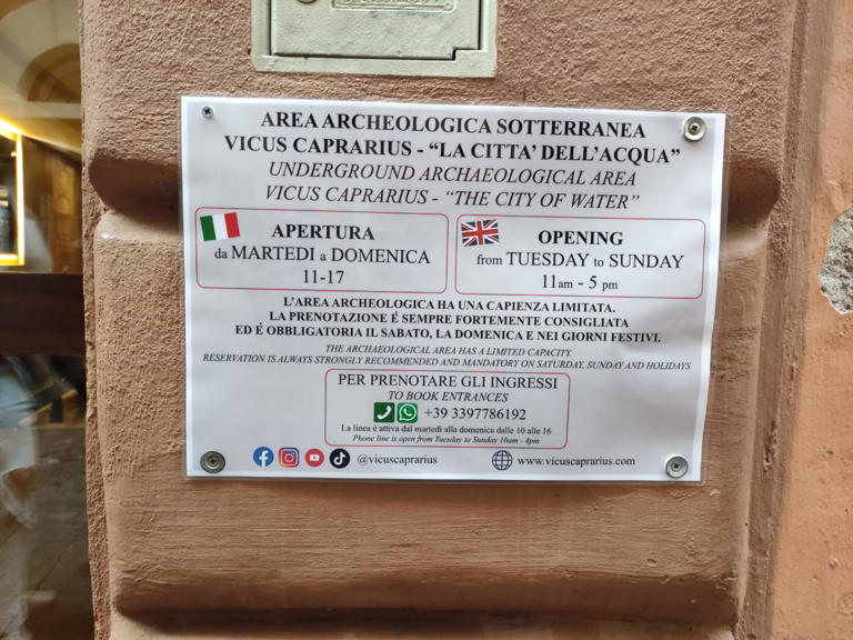 Vicus Caprarius a Roma: la città dell’acqua sotto la Fontana di Trevi ...