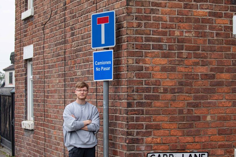 The Lancashire village using Spanish road signs to fight off horde of ...