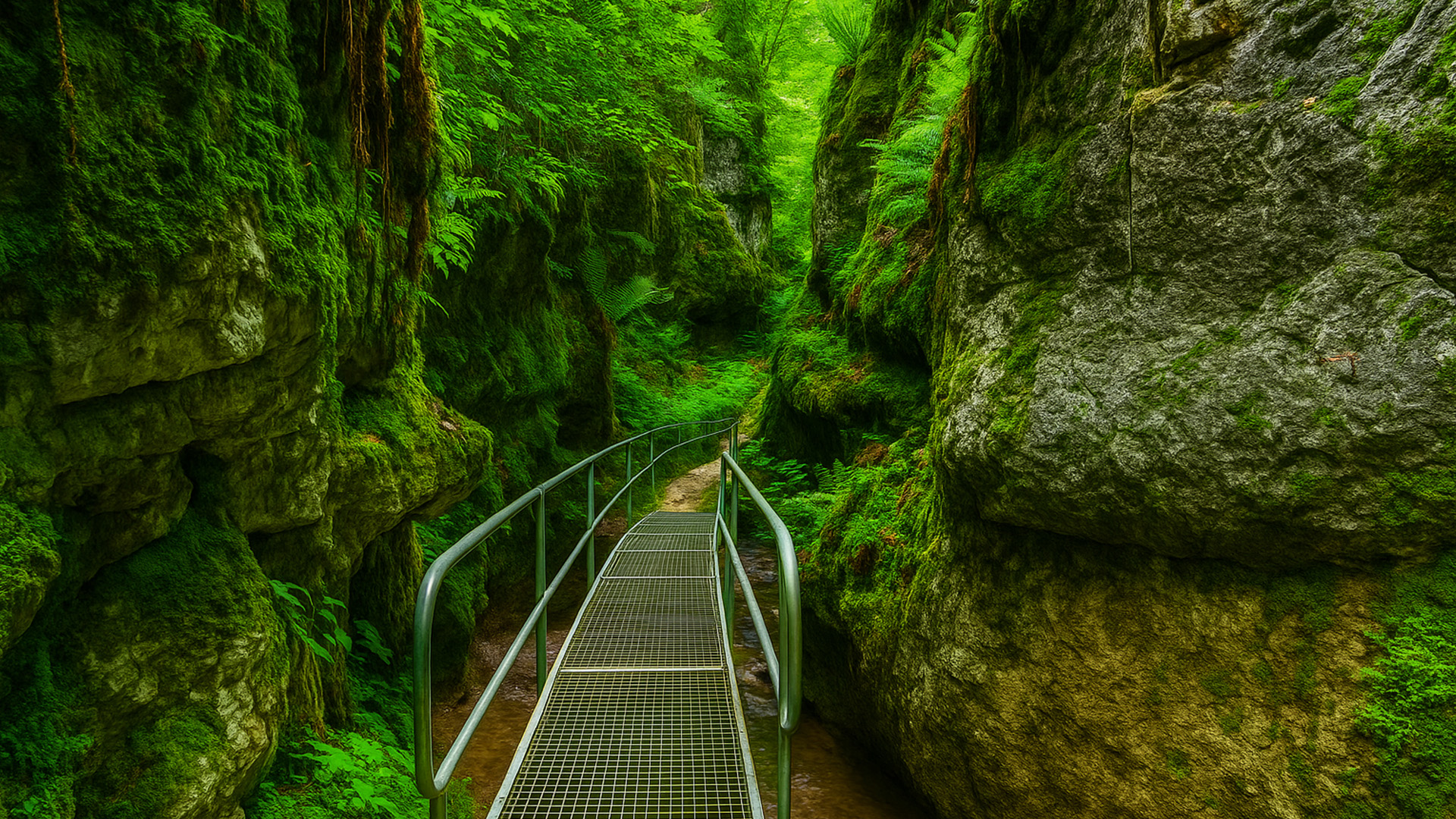 Switzerland – Walking Through the Tüfelsschlucht Gorge in Hägendorf (4K)