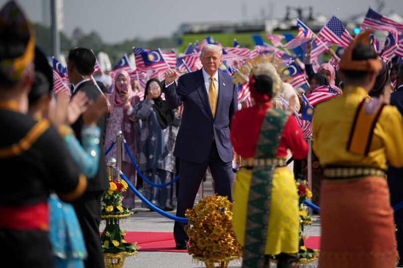 Donald Trump's dance moves summed up in two words as he attempts to ...