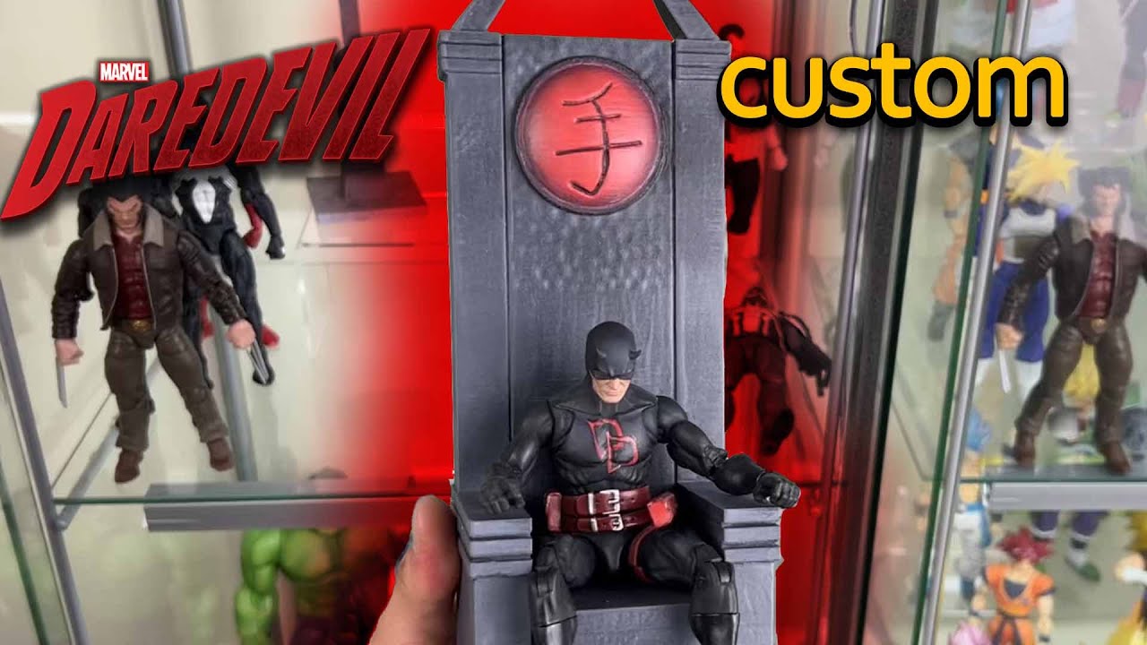 Daredevil Throne Tutorial: Custom Build for Marvel Legends
