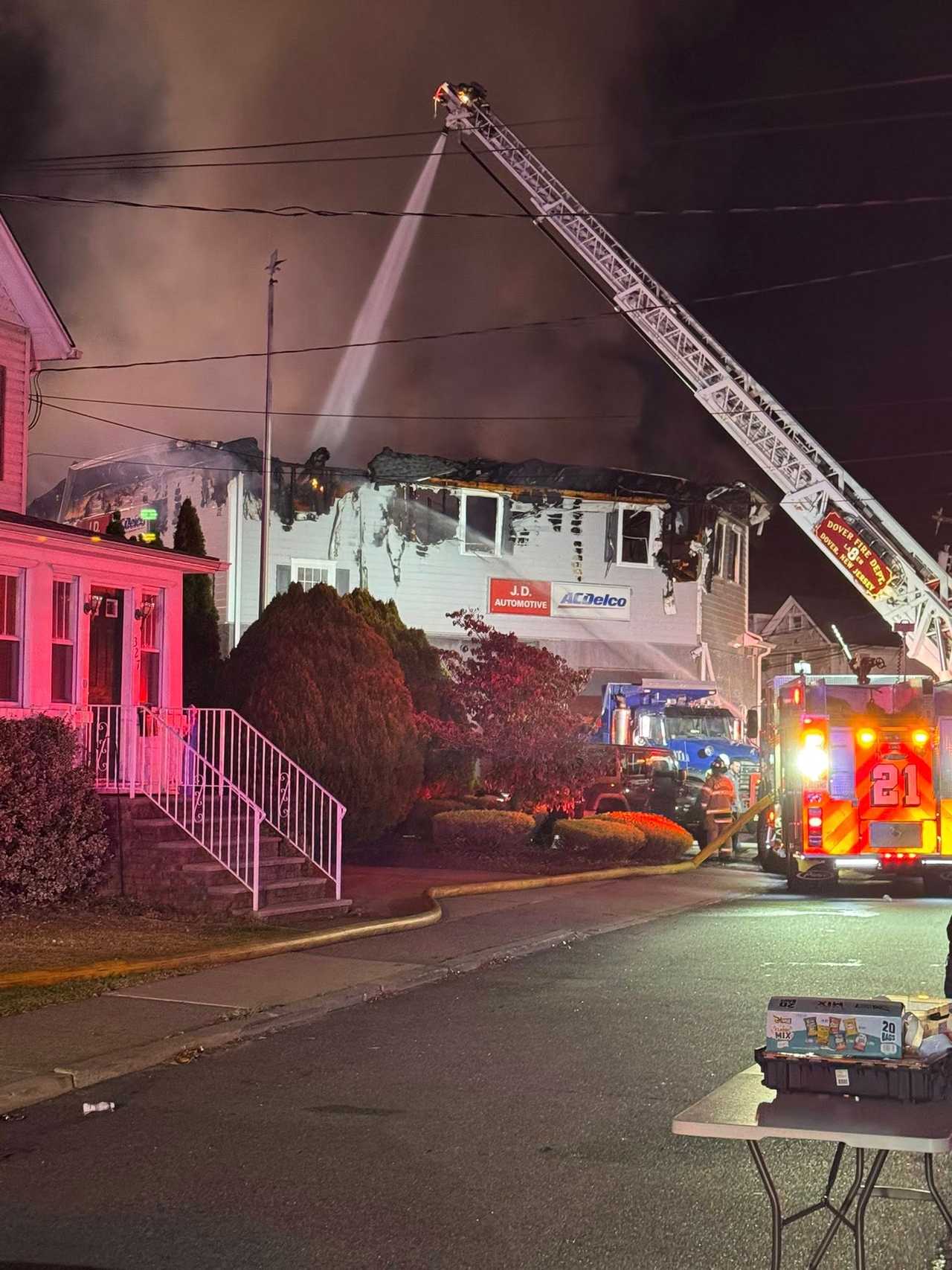 Fire Destroys JD Auto Repair Owned By Dover Mayor James Dodd