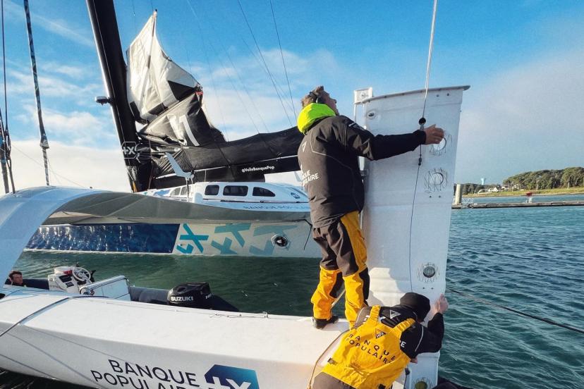 C'est reparti pour Le Cléac'h et Richomme dans la Transat Café L'Or