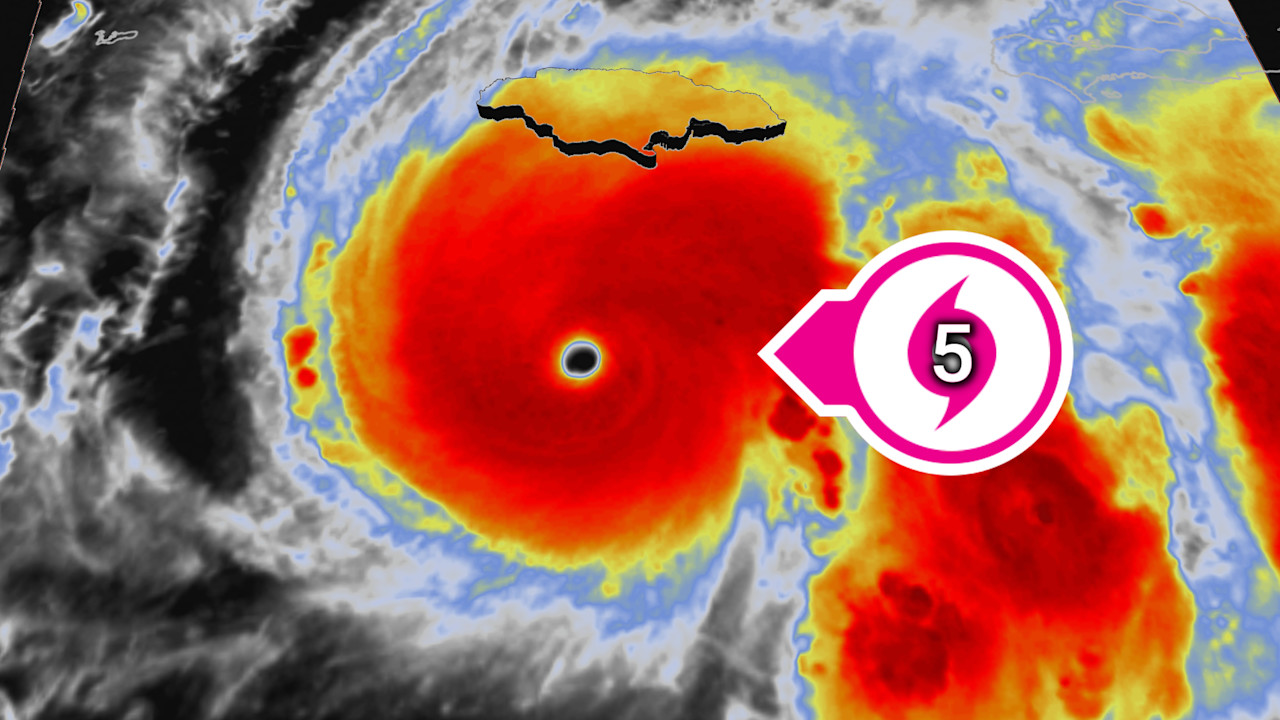 Cat. 5: Melissa now 2025's strongest storm on Earth, Jamaica in direct path