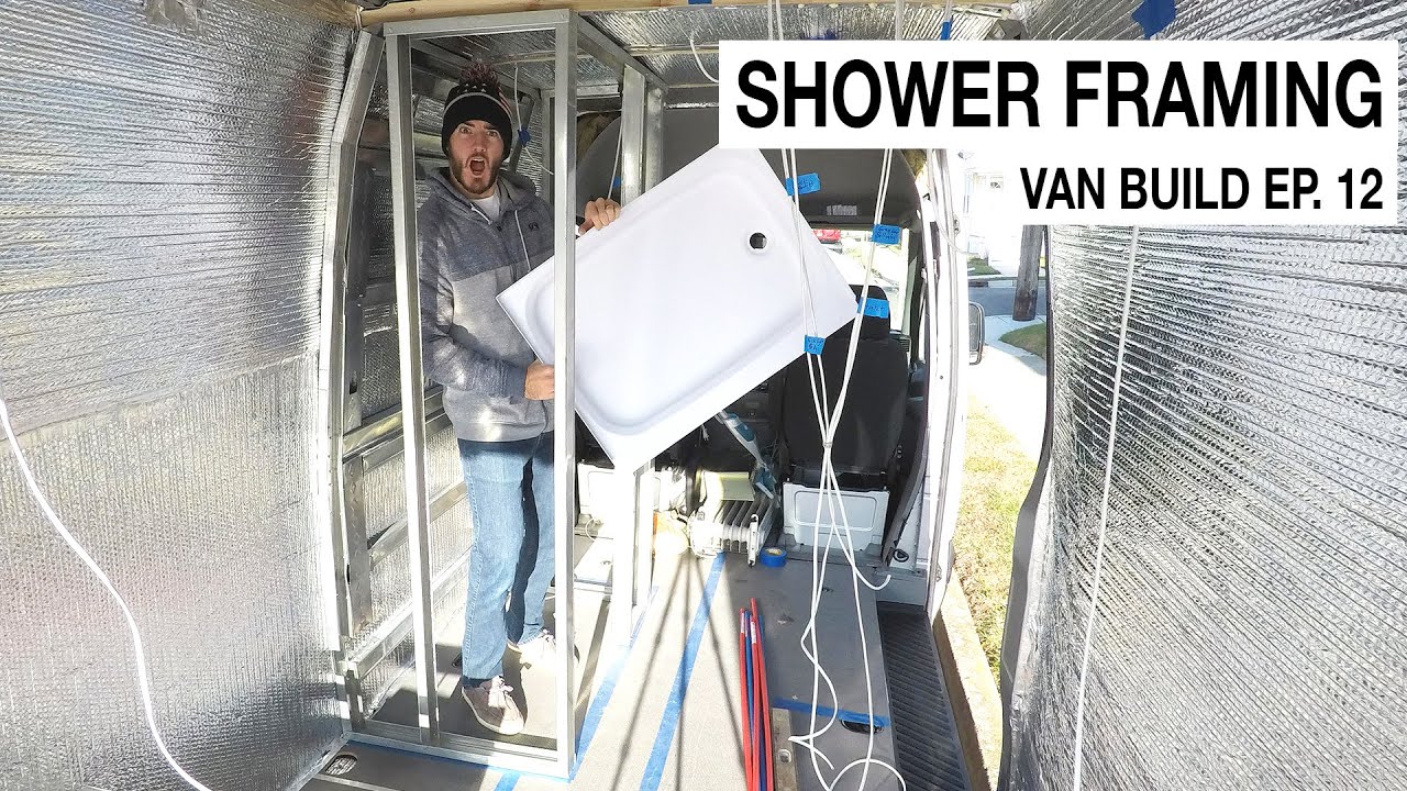 Building a Shower Inside Our Tiny Sprinter Van