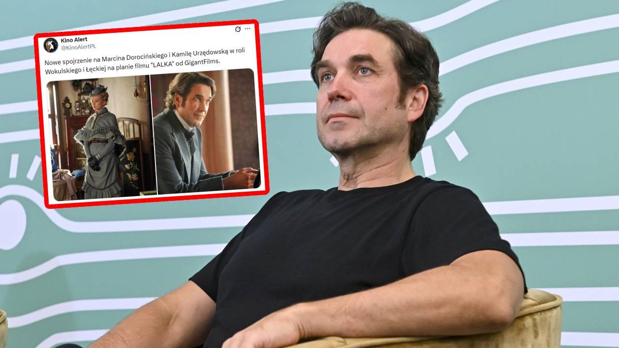 Powstaje nowa "Lalka". Są zdjęcia Marcina Dorocińskiego i Kamili ...