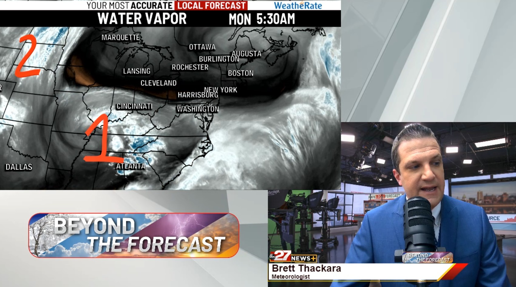 Brett's Beyond The Forecast: Sunny and cool today, soaking rain coming ...