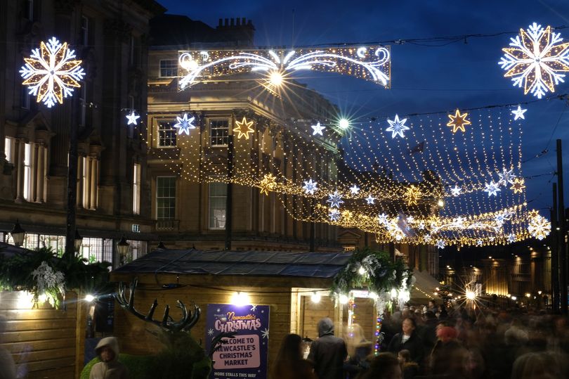 Newcastle Christmas lights road closures in full for November's switch ...
