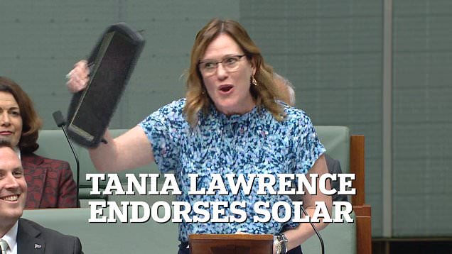 Tania Lawrence MP endorses solar benefits for all of Australia