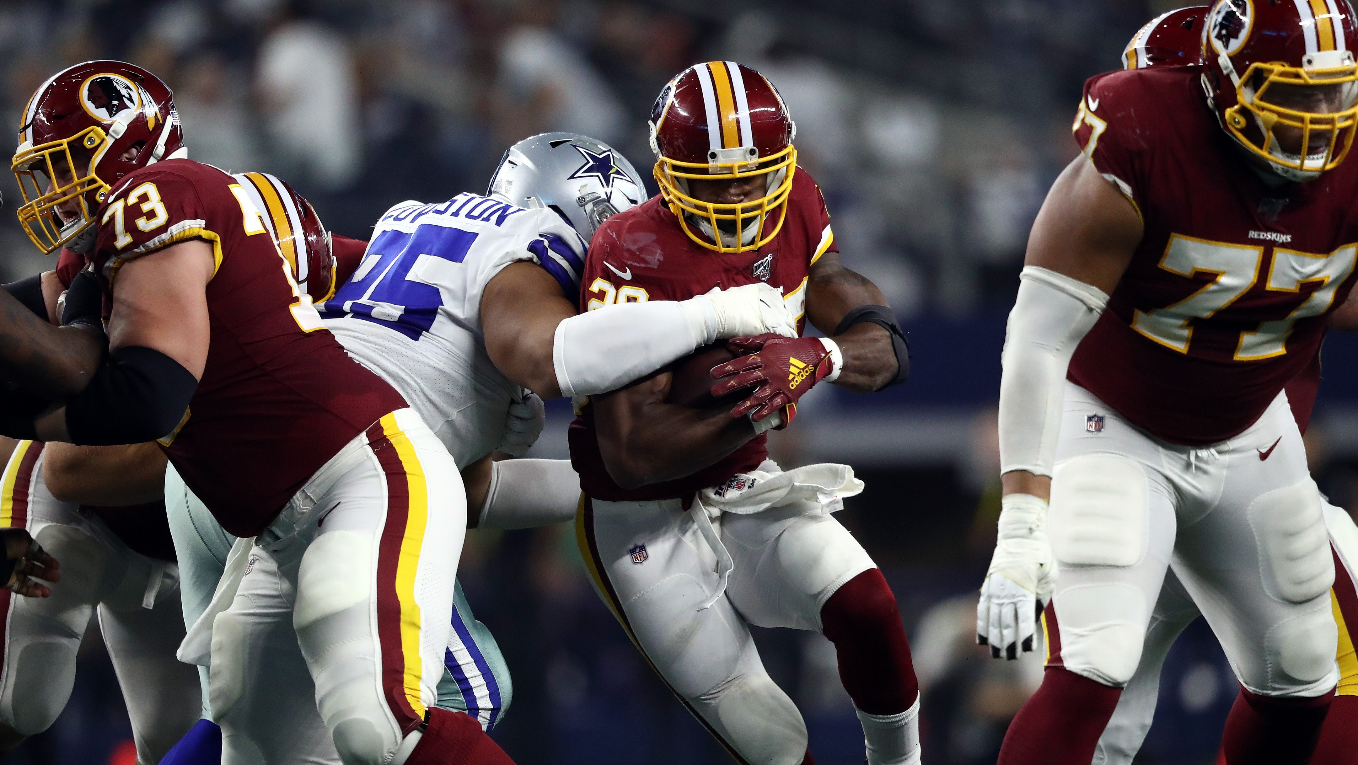 Another Troubling Arrest for Former Commanders RB Adrian Peterson