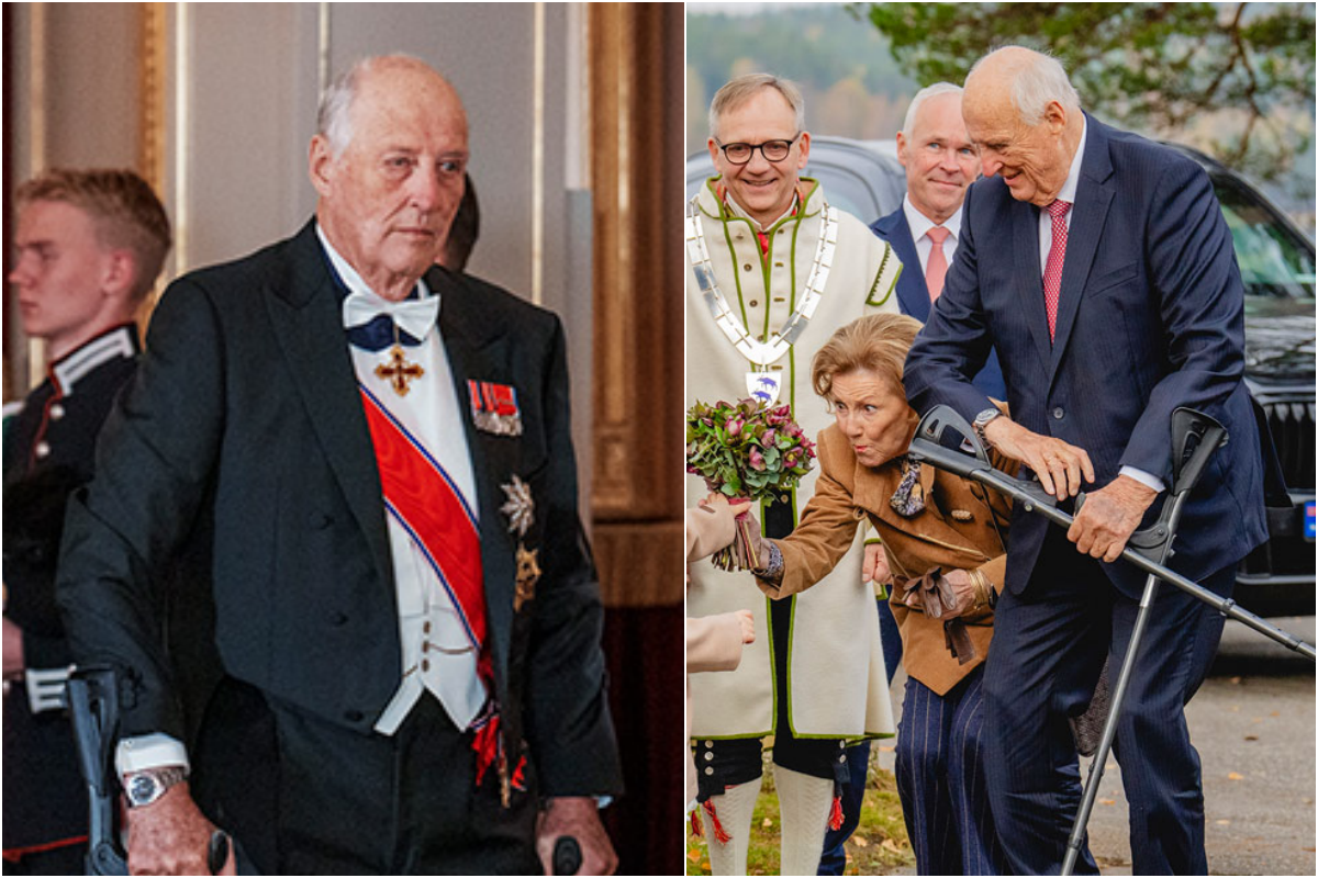 Kong Haralds helse vekker bekymring