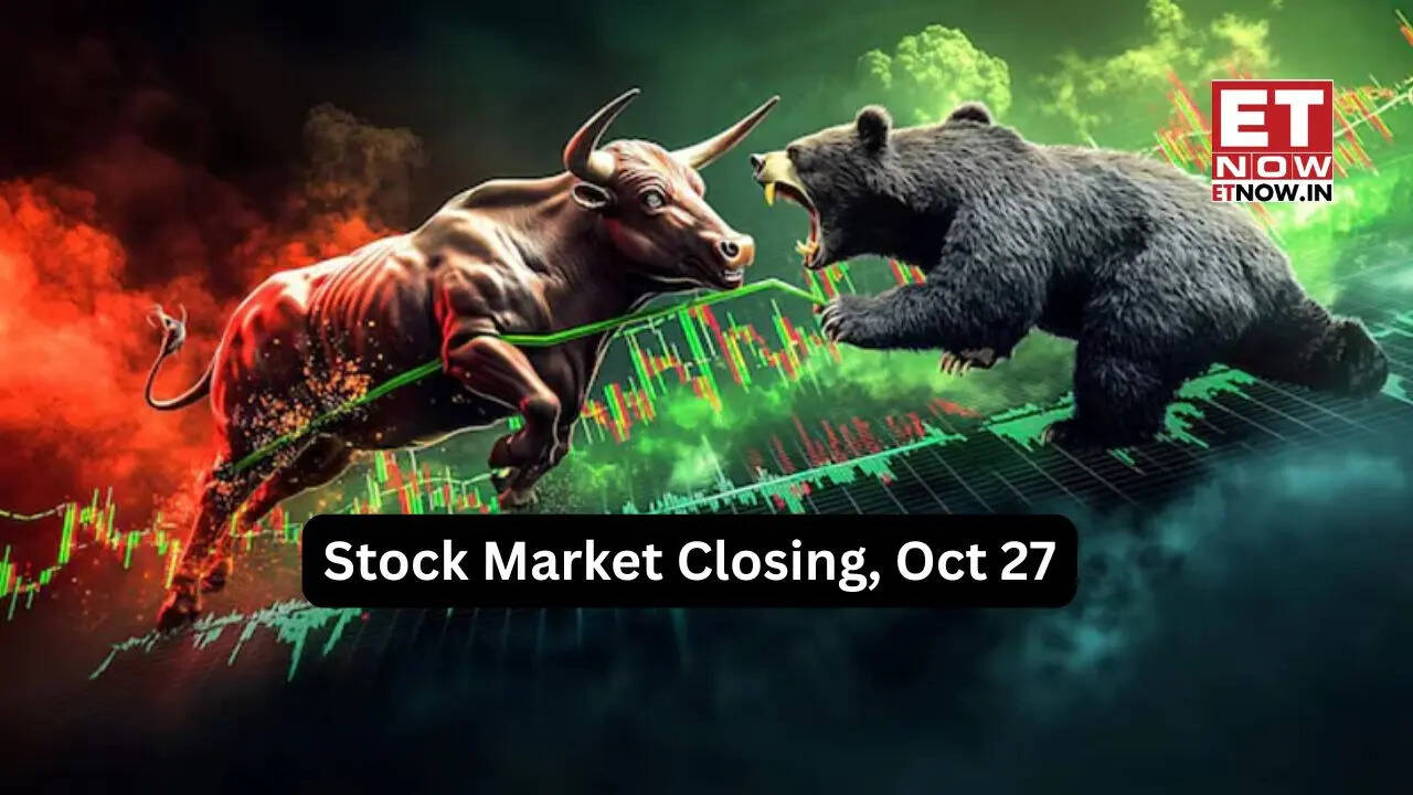 Stock Market Highlights, Oct 27: Sensex gains 566 pts; Nifty settles ...