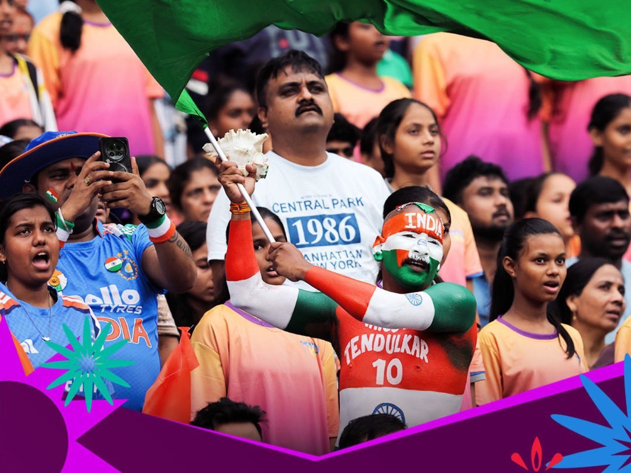 3 most attended group stage matches in ICC Women's Cricket World Cup 2025