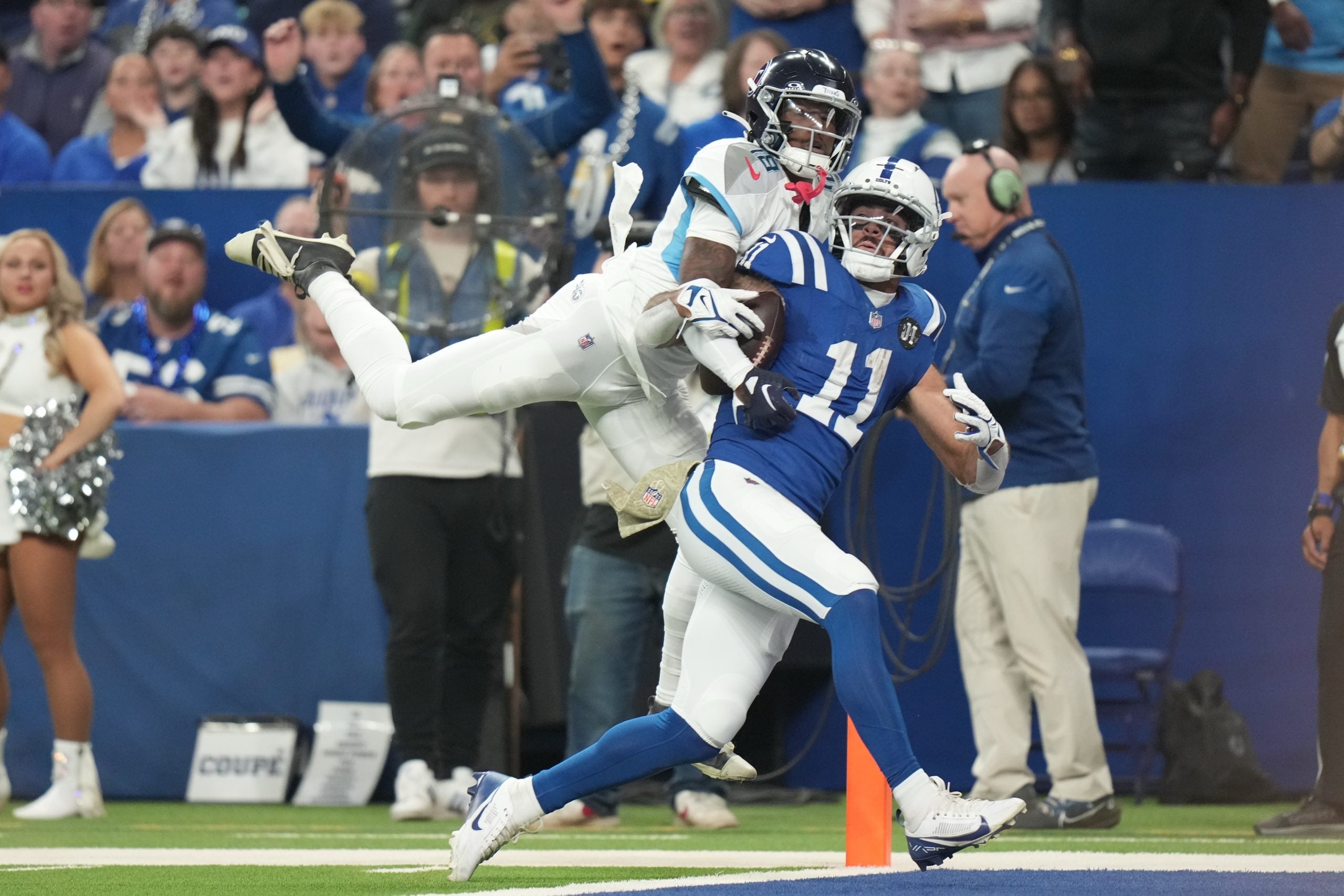 Colts WR Pittman Jr. reflects on pair of wild catches vs. Titans