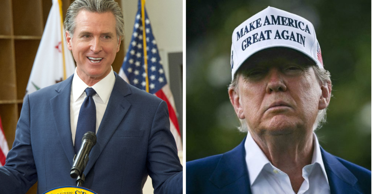 Trump slams Newsom’s presidential ambitions with two words from the ...