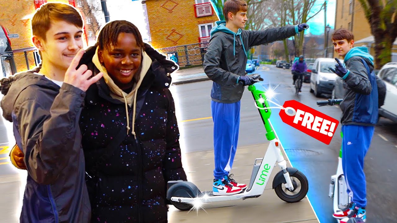 Little Harry performs wheelies inside Westfield