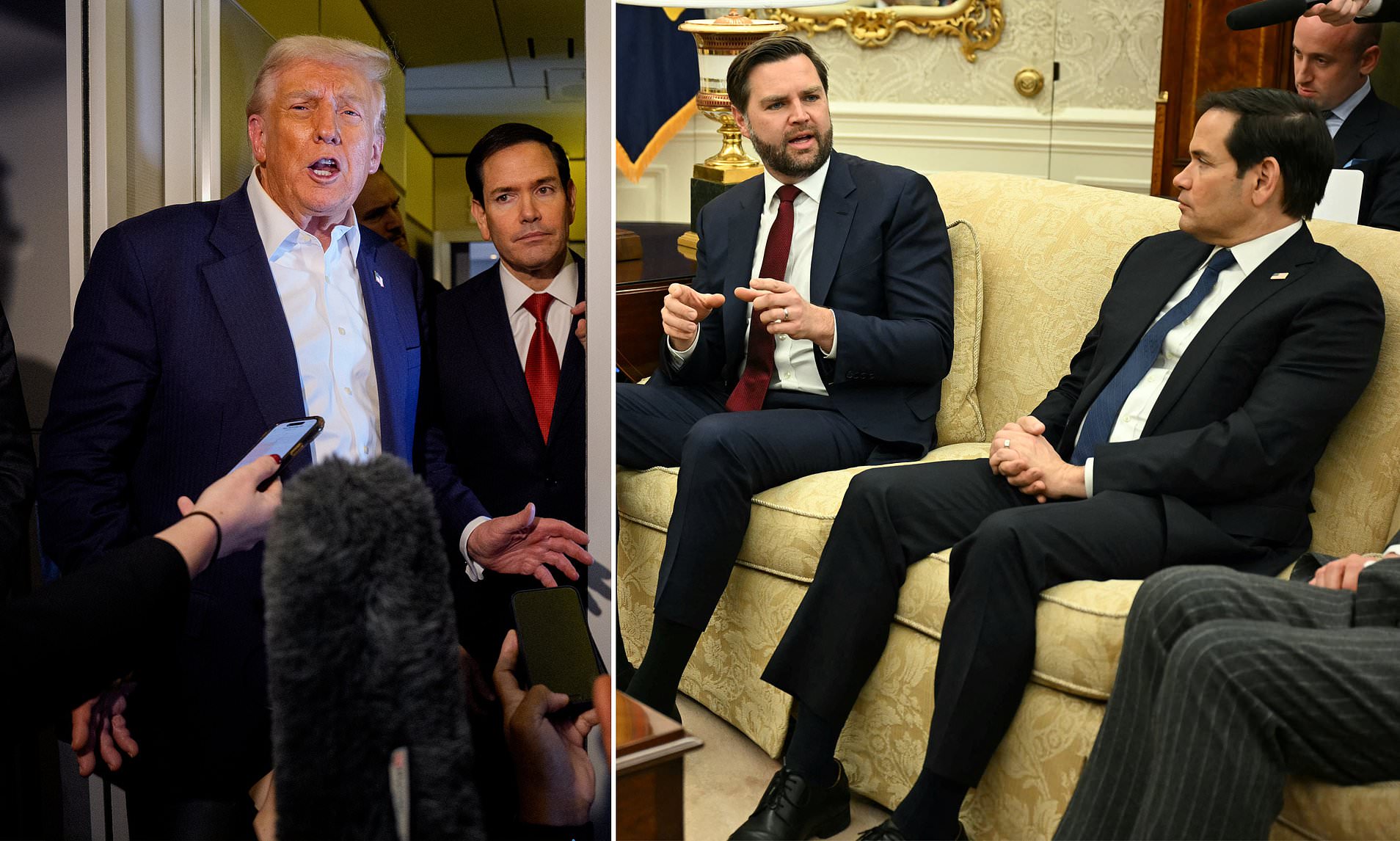 Trump gives 'too cute' response to whether he would run for a third term