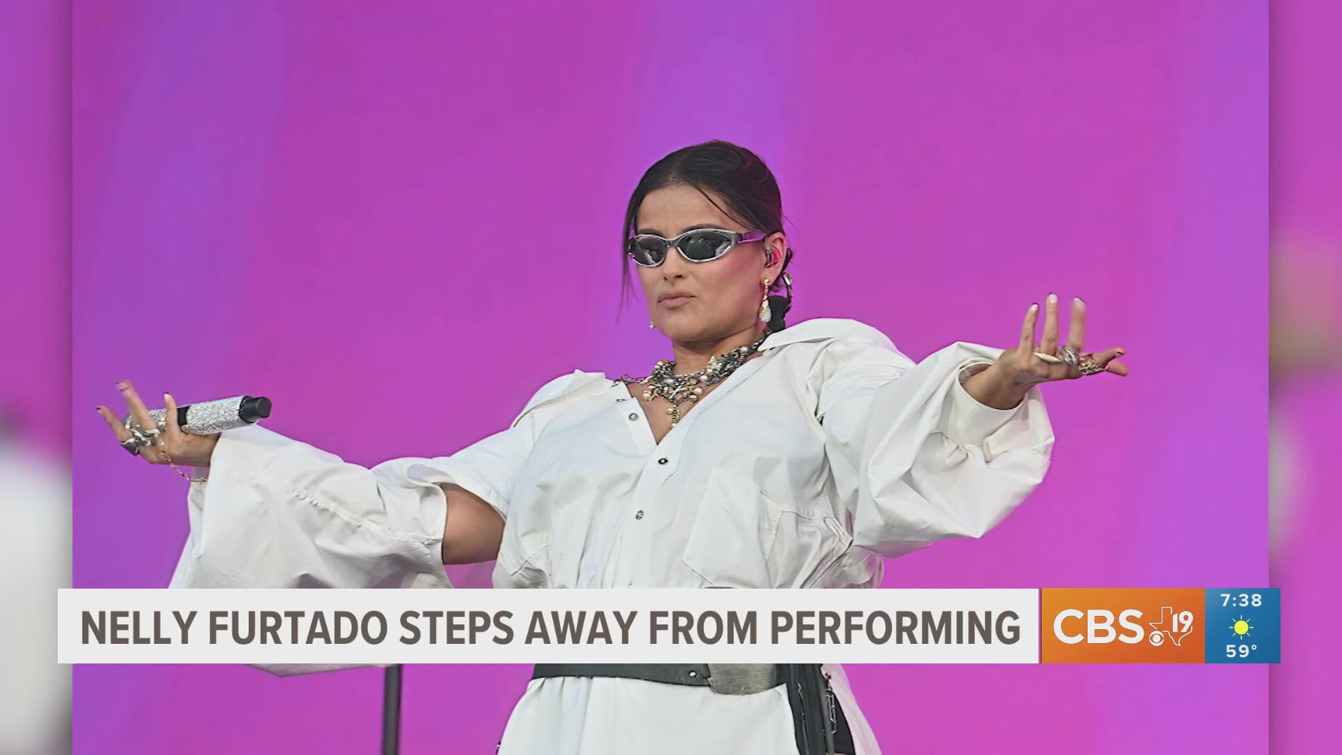 Nelly Furtado steps away from performing