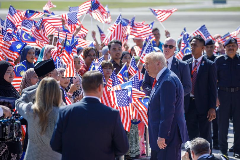 Donald Trump's 'fist pump' dance moves in Malaysia slammed in two-word ...