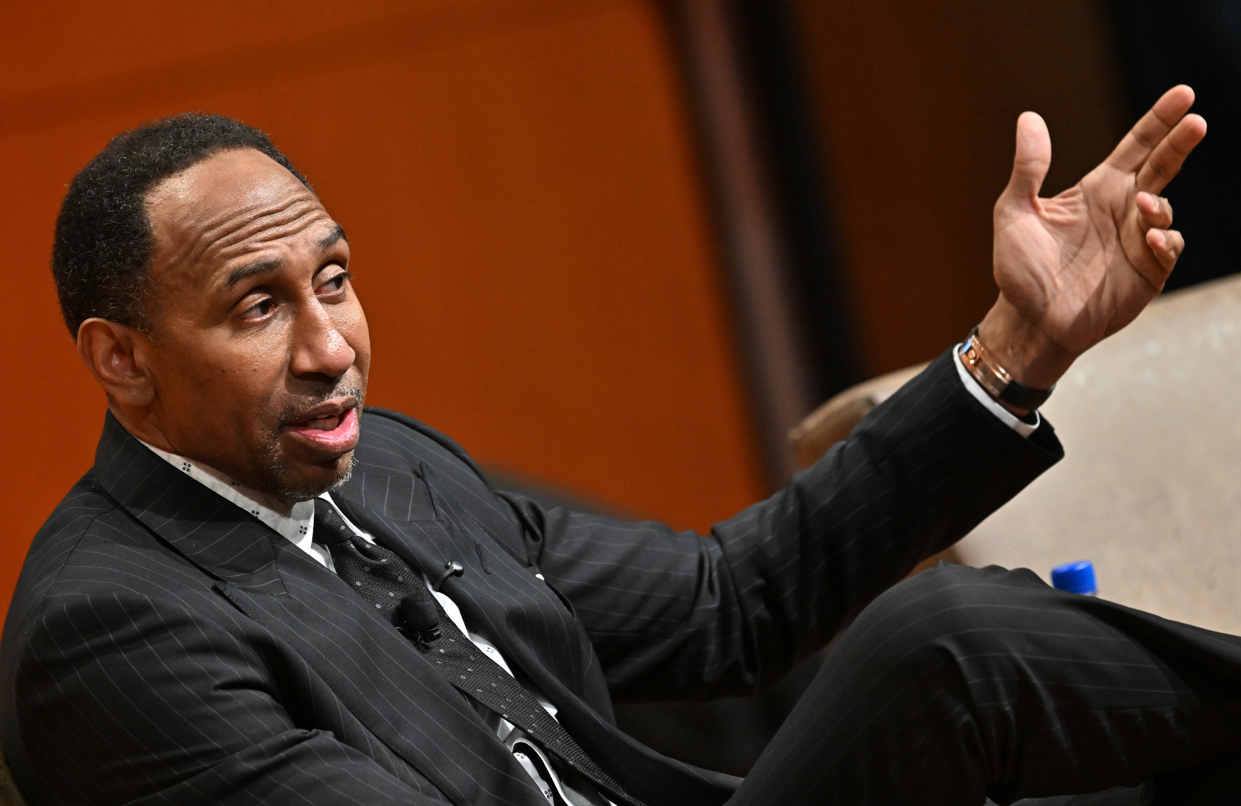 Cowboys Antagonist Stephen A. Smith Makes Appearance With Jerry Jones