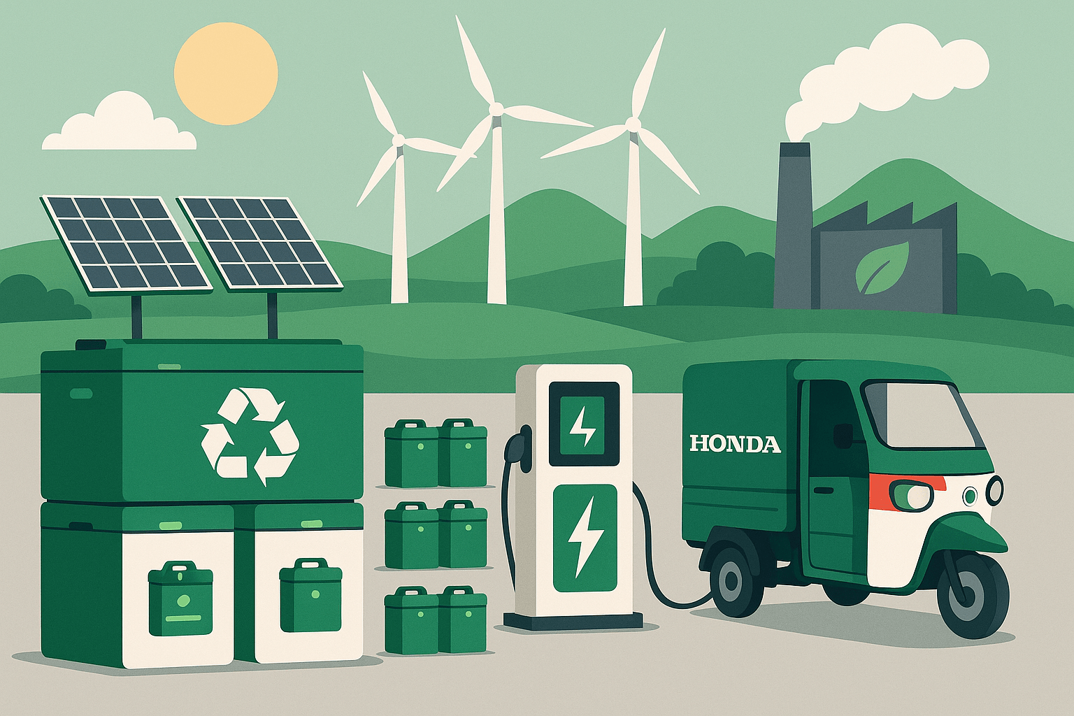 Honda joins India’s clean energy drive with OMC Power battery ...