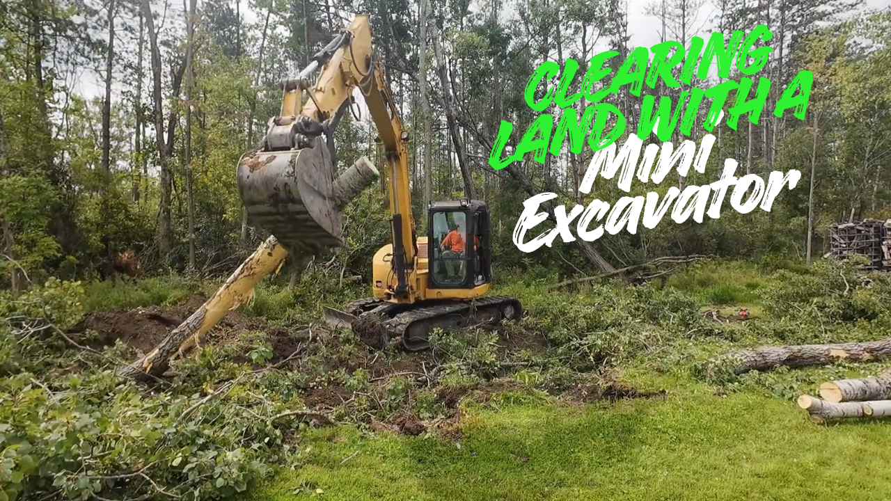 Clearing Land Fast with a Cat 308 Mini Excavator