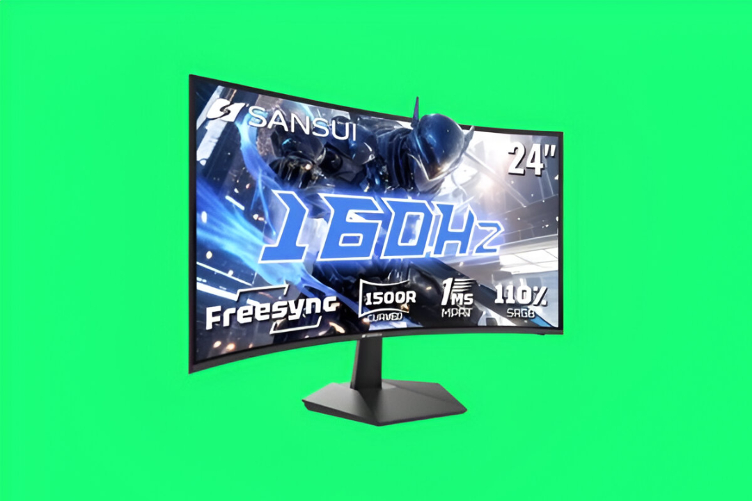 SANSUI 24″ Curved 160Hz Gaming Monitor Is 21% Off – Smooth, Immersive ...