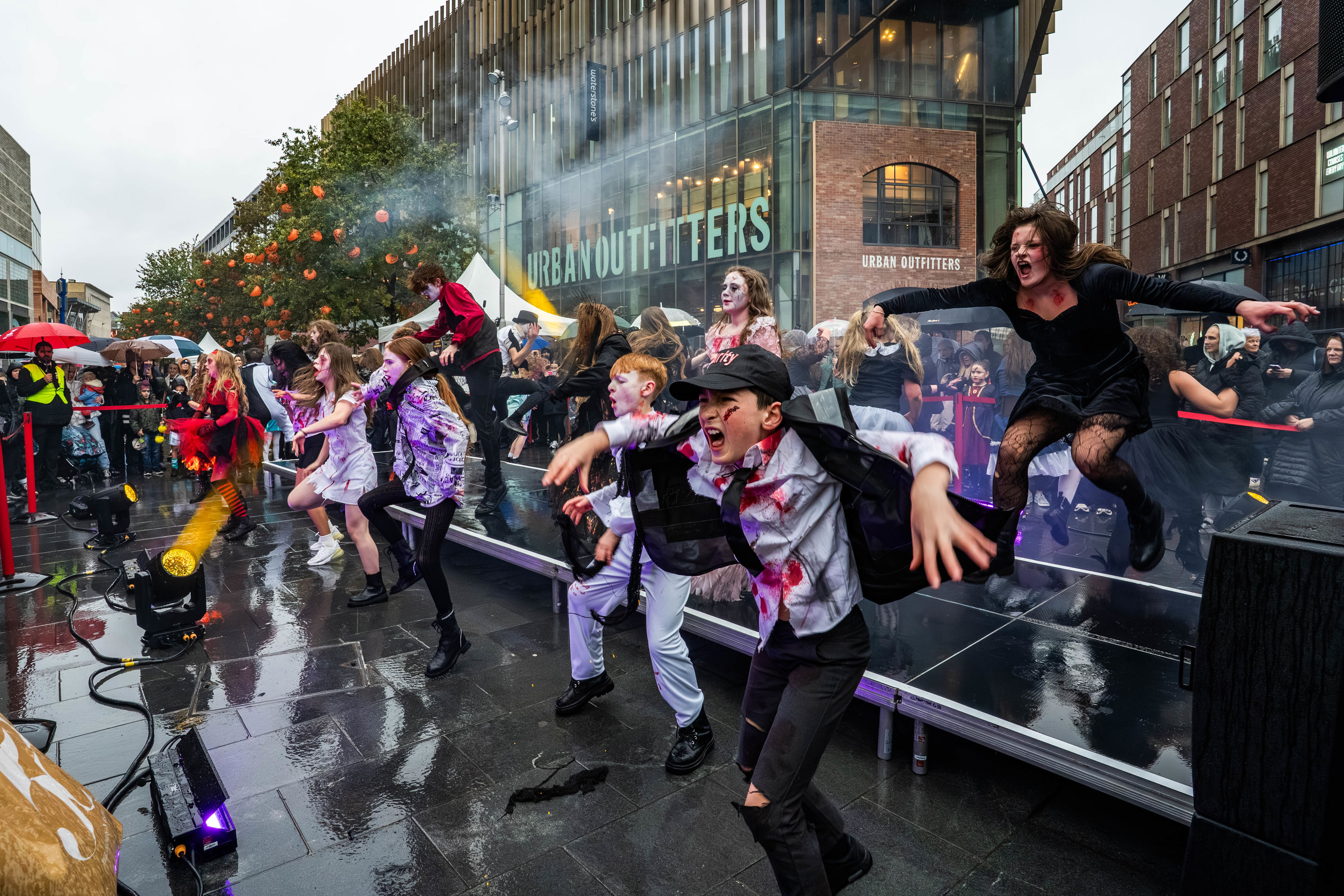 11 fantastic photos as giant spider and zombies take over Liverpool ...