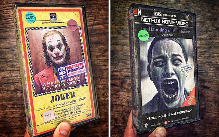 This Artist Remakes Modern Movies And TV Series Into Nostalgic VHS ...