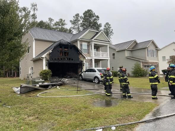 Richland County garage fire displaces 4, officials say