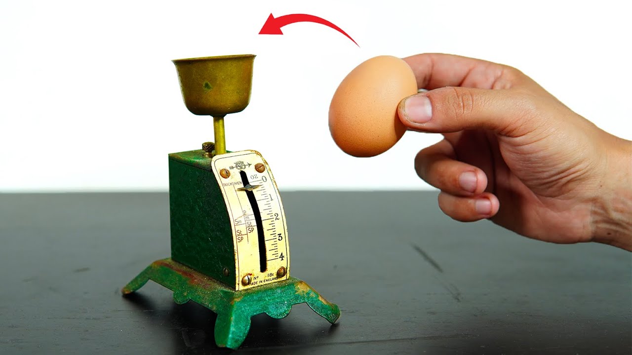 I transformed this old British egg scale 🥚