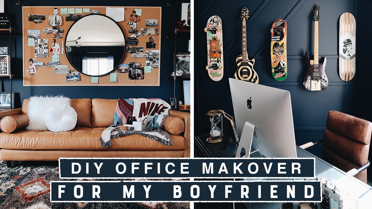 DIY office refresh: surprising my boyfriend's space