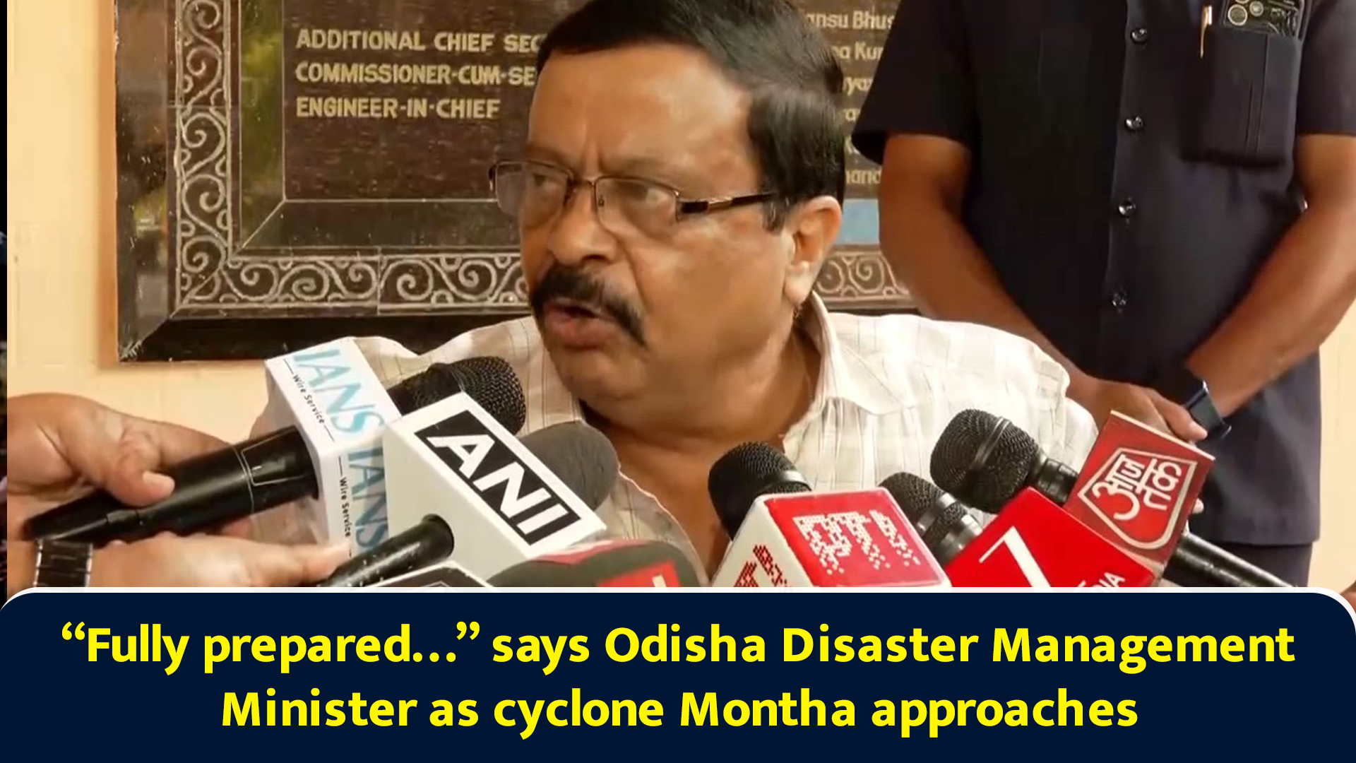 “Fully prepared…” says Odisha Disaster Management Minister as cyclone ...