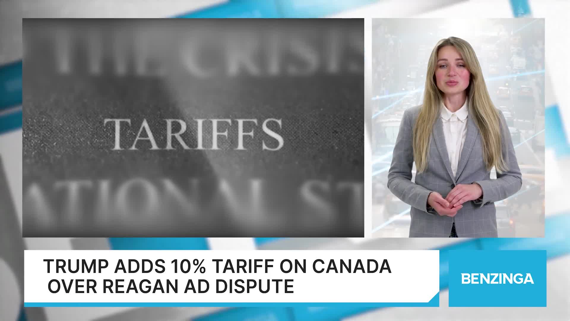 Trump Adds 10% Tariff On Canada Over Reagan Ad Dispute