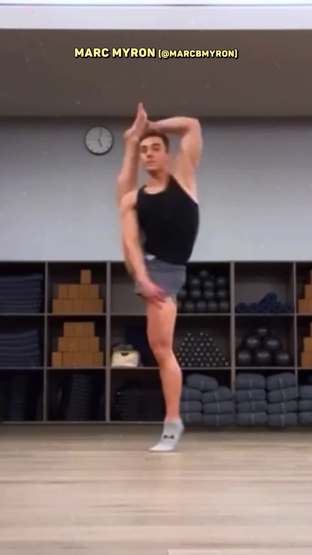 Artistic gymnasts are shaking...