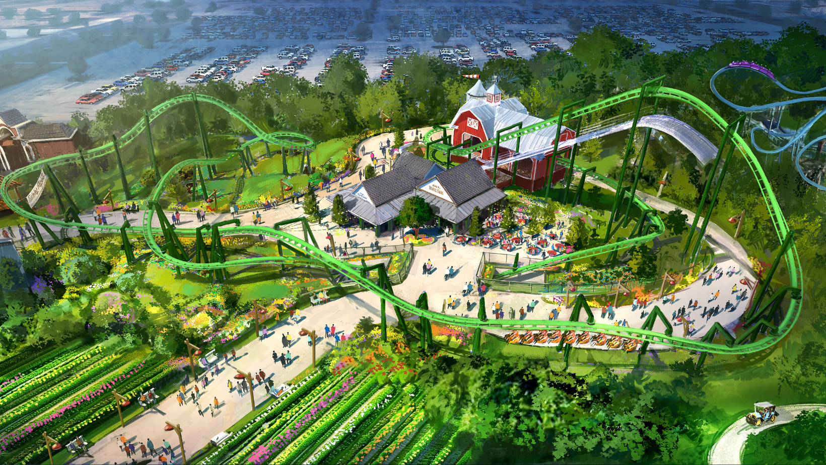 New suspension roller coaster coming to Kentucky Kingdom. Take a ride ...