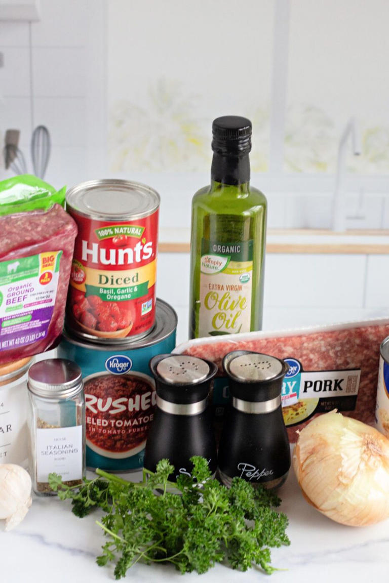 Homemade Meat Sauce for Pasta + More
