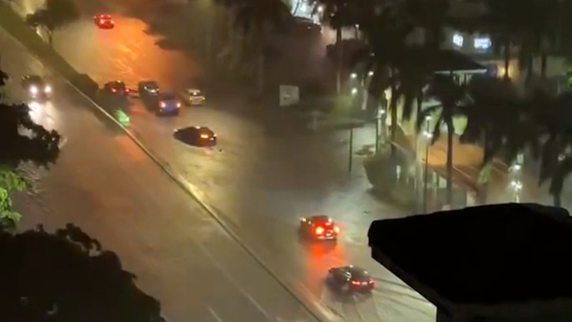 Flash Floods, Downbursts Hammer Florida In Overnight Deluge