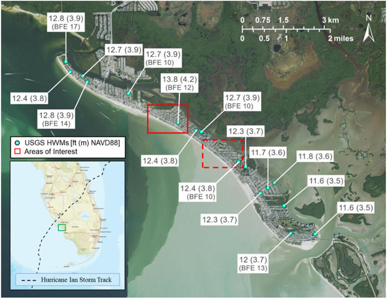 Hurricane Ian dataset reveals link between first-floor elevation and ...