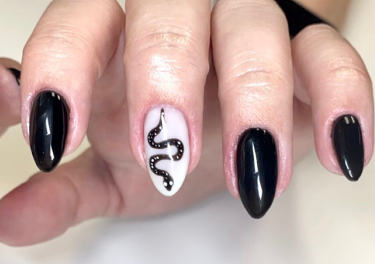 50 Best Black and White Nail Ideas