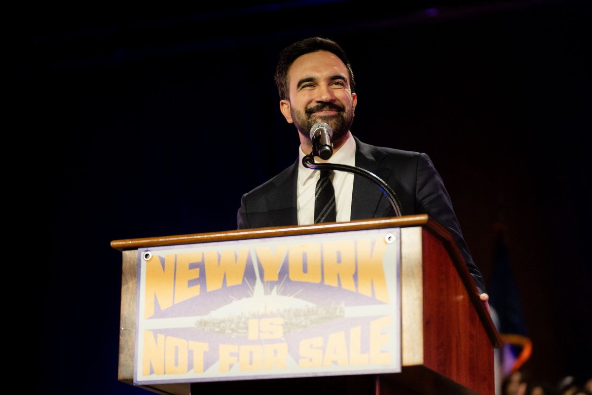 NYC Mayoral Race Democrat Zohran Mamdani Holds Rally