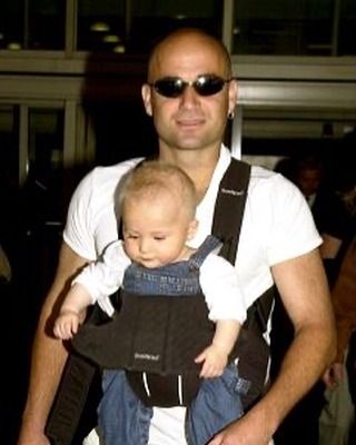 Andre Agassi's son Jaden is mum Steffi Graf's double - see sweet family ...