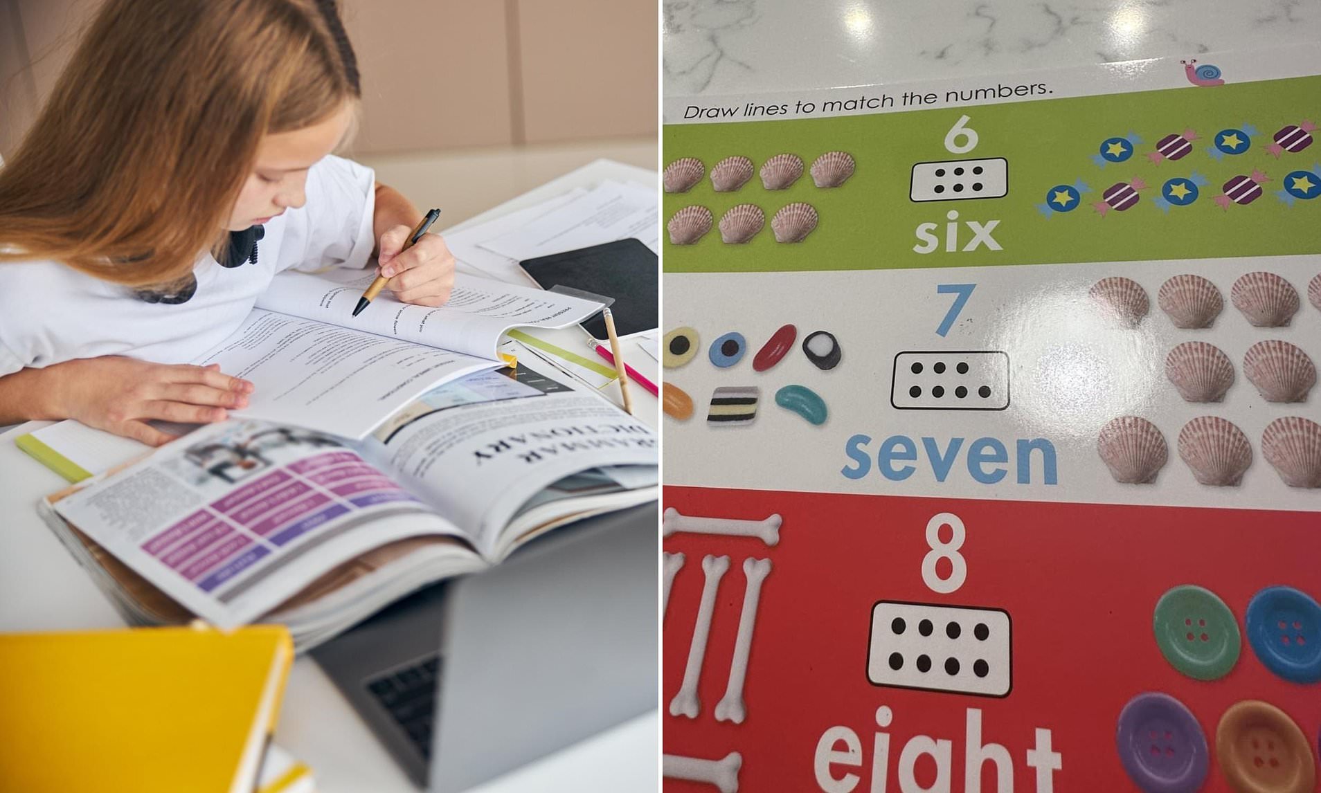 Internet users stumped by five-year-old's math homework... can YOU ...