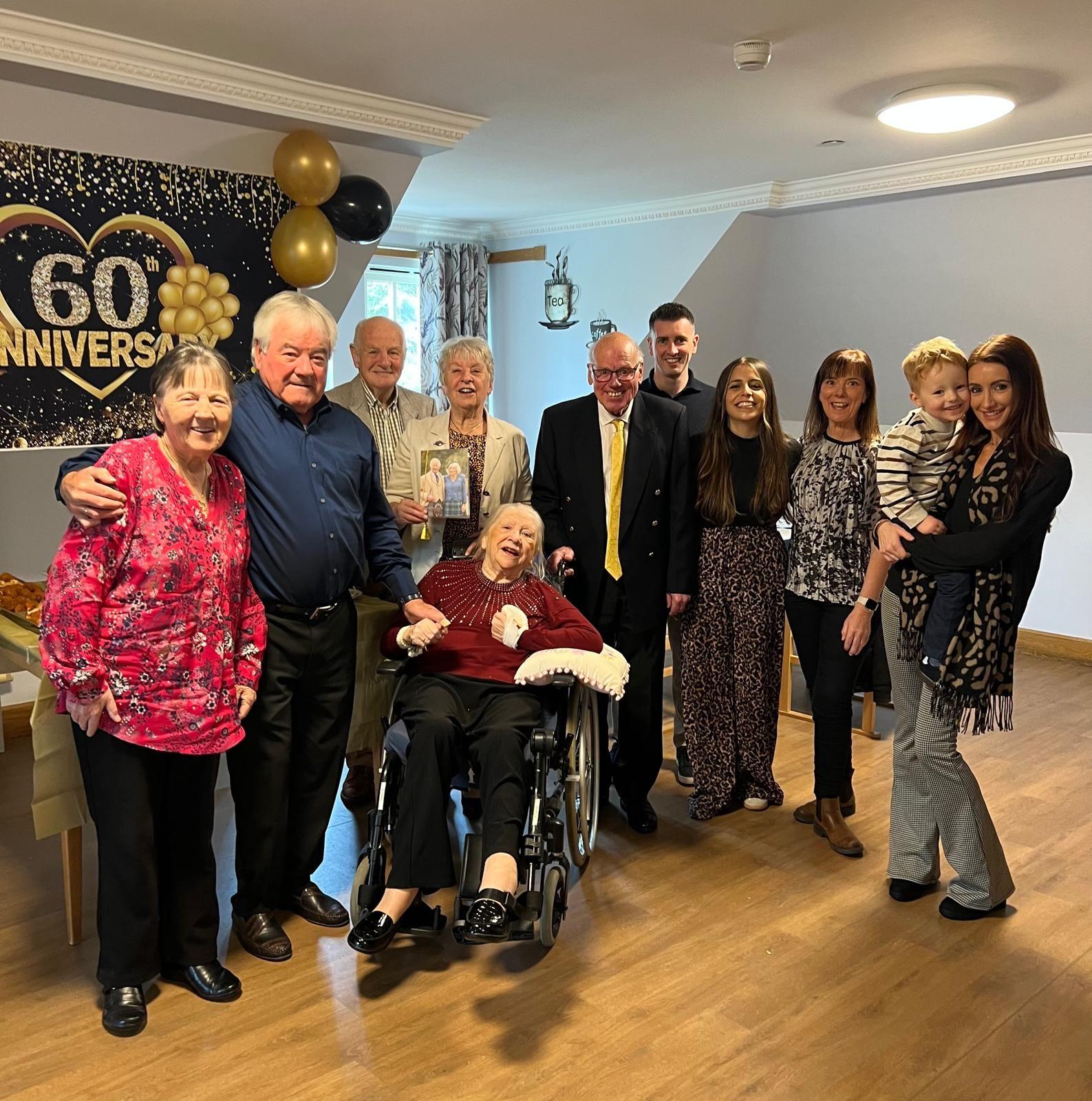 Couple celebrate 60 years of marriage at Methven House Care Home
