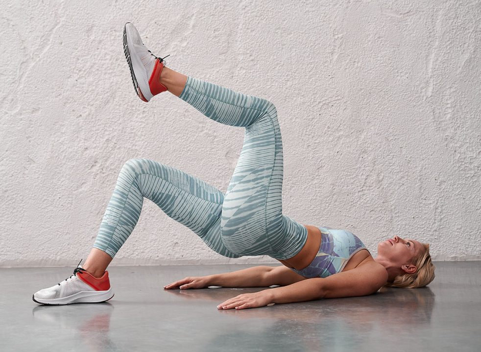 4 bed exercises that trim waist overhang better than ab workouts after 50